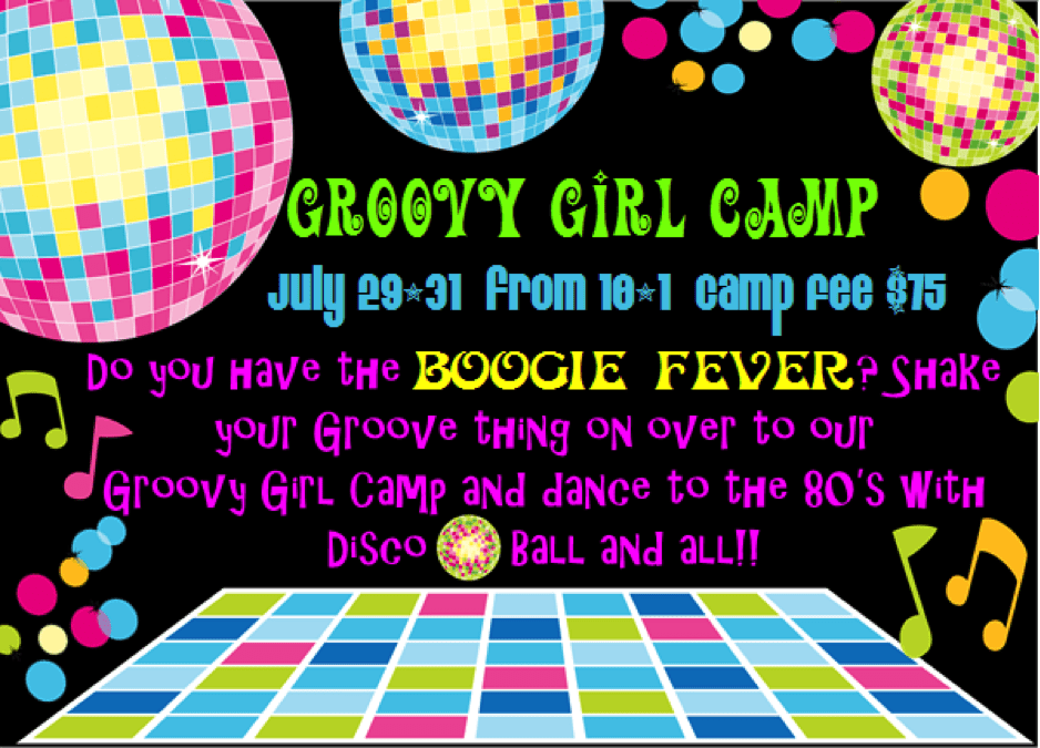 Groovy Girl Camp Flyer - Hunter's Dance